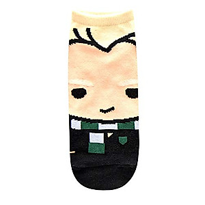 Harry Potter Cute Chibi Character Art Juniors/Womens 5 Pack Ankle Socks