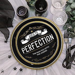 Birthday Party Supplies Disposable Paper Plates Napkins Cups Tablecloth and Banner for Happy Birthday Party Decorations, Serve 25