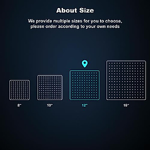 Midanya Rainfall Shower Head Oil-Rubbed Bronze 12 Inch Square Stainless Steel Rain Showerhead High Pressure Waterfall Crackproof Coverage with Silicone Nozzle 1/16" Ultra Thin Design Swivel Connector