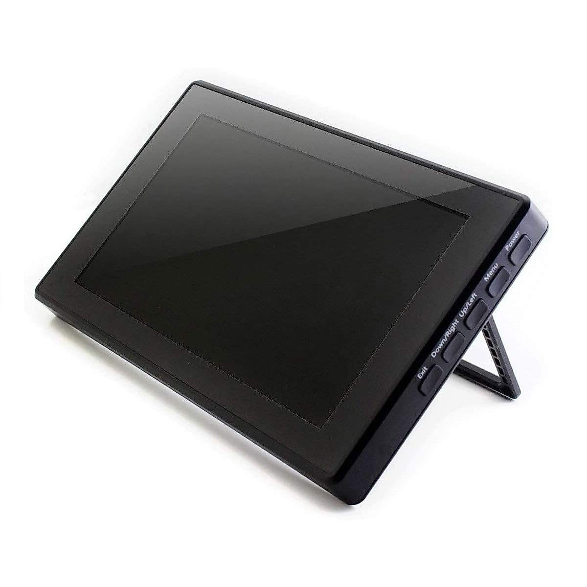 waveshare 7inch HDMI LCD (H) (with case) 1024x600 for Raspberry Pi IPS Display Capacitive Touch Screen Monitor with Toughened Glass Cover Case for Raspberry Pi 4/3/2/1 B B+ A+/Jetson Nano/Windows 10