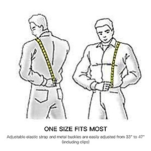 REFINEMMEE Camo Suspenders for Men & Women Tactical Style 2" Wide Big & Tall Elastic Adjuastable Clips on X Shape Heavy Duty (Camouflage W 4 clips)