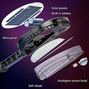 Solar Wall Light, LED Human Body Induction, Outdoor Waterproof Home Garden Light, Wall Road Lighting Street Light