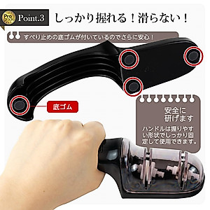 Shimomura Kougyou PG-608 Professional Grade Double Sharpener Water Sharpener, Made in Japan, Niigata, Tsubamesanjo