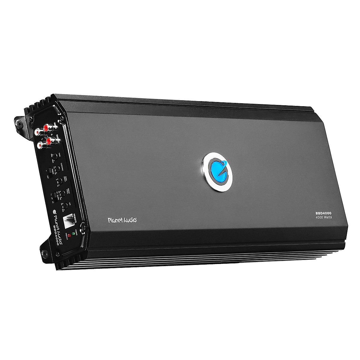 Planet Audio BBD4000 Class D Monoblock Car Amplifier - 4000 High Output, 1 Ohm, Low Level Inputs, Low Pass Crossover, Hook Up to Subwoofer for Bass