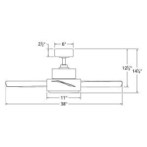 Vox Indoor and Outdoor 5-Blade 38in Smart Ceiling Fan in Matte White with 3000K LED Light Kit and Remote Control works with Alexa and iOS or Android App