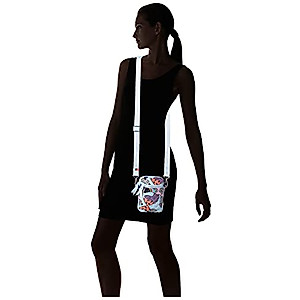 Vera Bradley Women's Cotton Small Convertible Crossbody Purse With RFID Protection, Butterfly By - Recycled Cotton, One Size