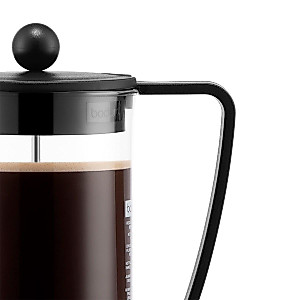 Bodum Brazil Three Cup French Press Coffee Maker - Black, 12 Fl Oz (Pack of 1)