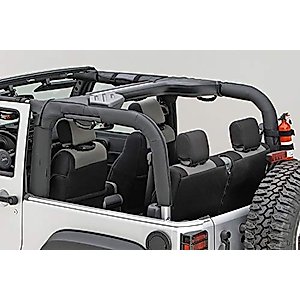 Rugged Ridge | Roll Bar Cover, Black Polyester | 13613.02 | Fits 2007-2018 Jeep Wrangler JK