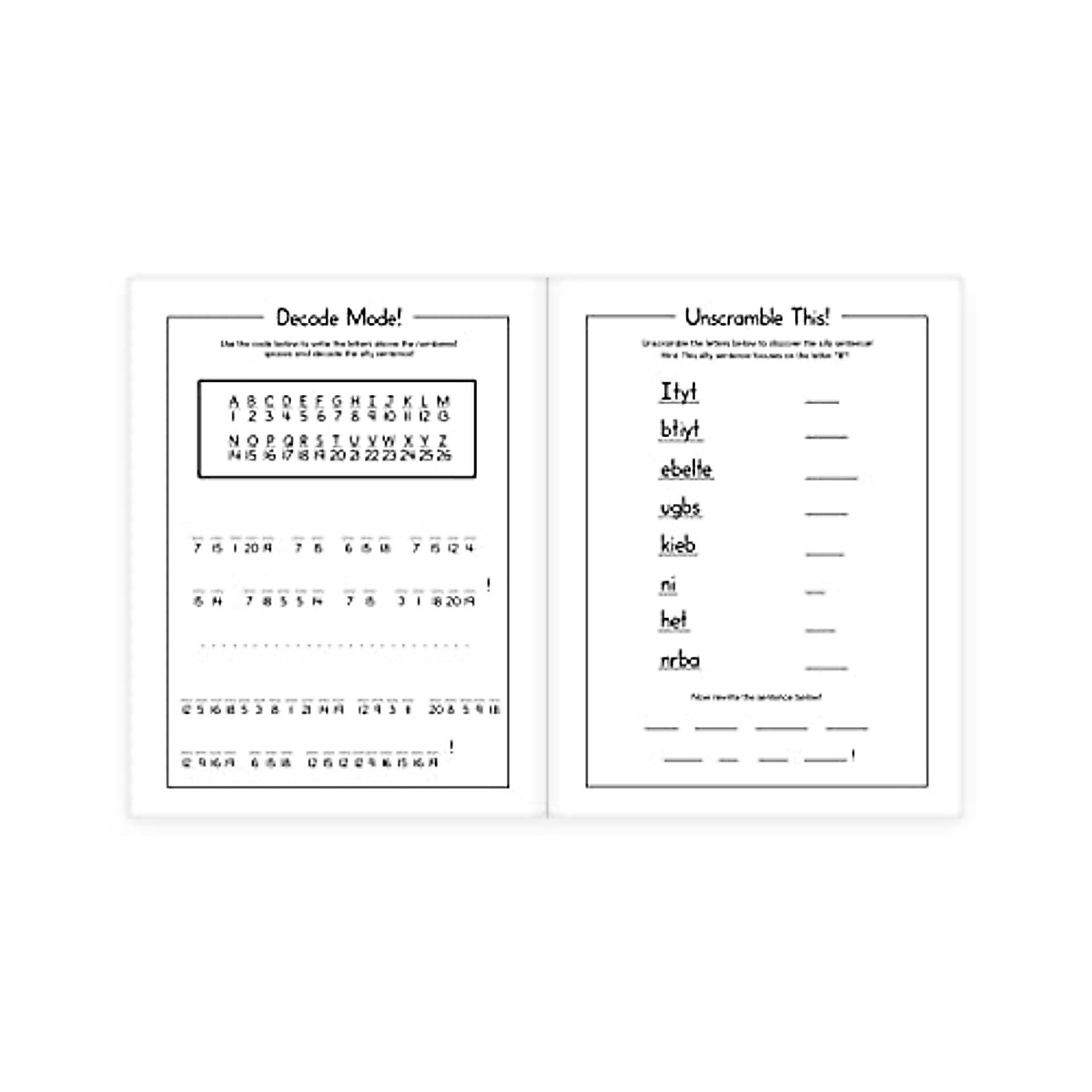 Handwriting Practice Book for Kids (Silly Sentences): Penmanship and Writing Workbook for Kindergarten, 1st, 2nd, 3rd and 4th Grade: Learn and Laugh by Tracing Letters, Sight Words and Funny Phrases