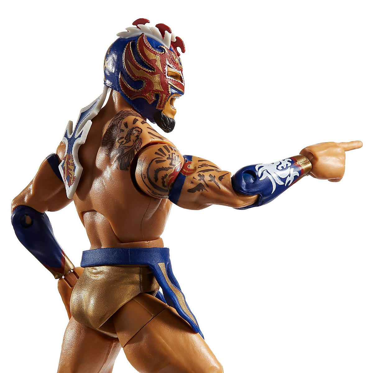 WWE Kalisto Elite Series #75 Deluxe Action Figure with Realistic Facial Detailing, Iconic Ring Gear & Accessories