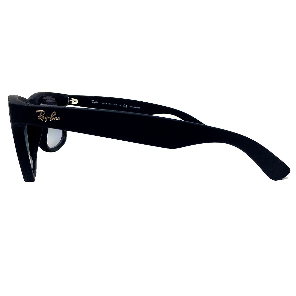 Ray-Ban RB4165 JUSTIN 55mm Black w/ Grey Gradient Polarized Sunglasses, 55 mm