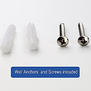 YOO.MEE On Wall Mount Shower Bracket for Handheld Shower Head, Height Adjustable Holder - Large Angle Adjustable to Meet Any Space Bathroom- Chrome