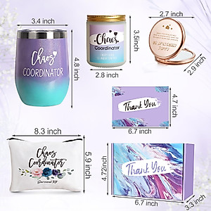 UAREHIBY Gifts for Women,Chaos Coordinator Gifts with 12 OZ Wine Tumbler for Boss Lady,Friend,Mom,Coworker,Manager,Teacher,Birthday Gifts for Women,Thank You Gifts for Women