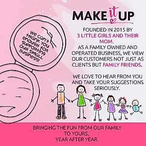 Make it Up, 20 Piece- Glamour Girl 2 in 1 Realistic Pretend Makeup Set + Purse & Toy Set (Not Real Makeup) [Toy]