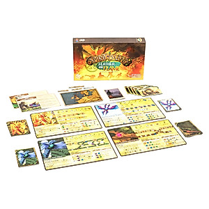 Greater Than Games | Spirit Island: Feather & Flame - Foil Panels | Cooperative Strategy Board Game Accessory | Premium Component Upgrade