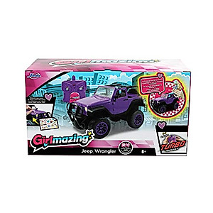 Jada Toys GIRLMAZING Jeep R/C Vehicle (1:16 Scale), Purple