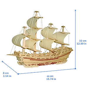 3D Puzzles for Adults Ship Model Kits Holiday Decor Birthday Gifts,Gifts for Men Women Arts and Crafts for Adults.