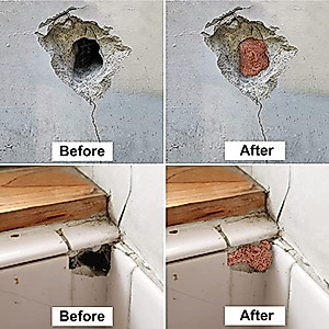 Copper Mesh Roll for Mice Rat Rodent Repellent, Sturdy 32 Feet Copper Wool Mouse Trap for Bat Snail Bird Control with Packing Tool