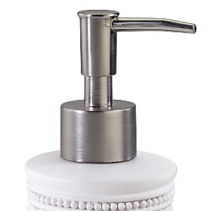 Avanti Linens - Soap Dispenser/Lotion Pump, Guest Bathroom Essentials, Floral Home Decor (Spring Garden Collection)