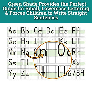 Channie’s My First Letters, Easy to Trace, Write, Color, and Learn Alphabet Practice Handwriting & Printing Workbook, 80 Pages Front & Back, 40 Sheets, Grades PreK - 1st, Size 8.5” x 11”