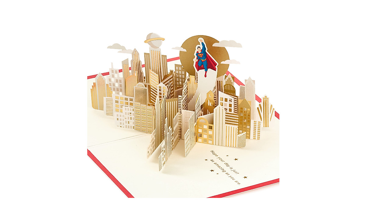 Superman Pop-Up Father's Day Card by Hallmark