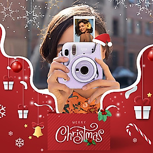 wogozan Accessories Kit Compatible with Fujifilm Instax Mini 11 Lilac Purple Instant Film Camera for Kids Include Case + Photo Album + Accessories Bundle(No Camera)