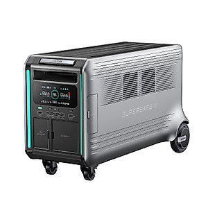 Zendure Solar Generator, Portable Power Station SuperBase V 4.6KWh Expandable Home Battery, 120V/240V, 3800W AC Output, LiFePO4 Battery for Home Backup, Emergency, Vanlife, RV, Tiny House, Off-grid