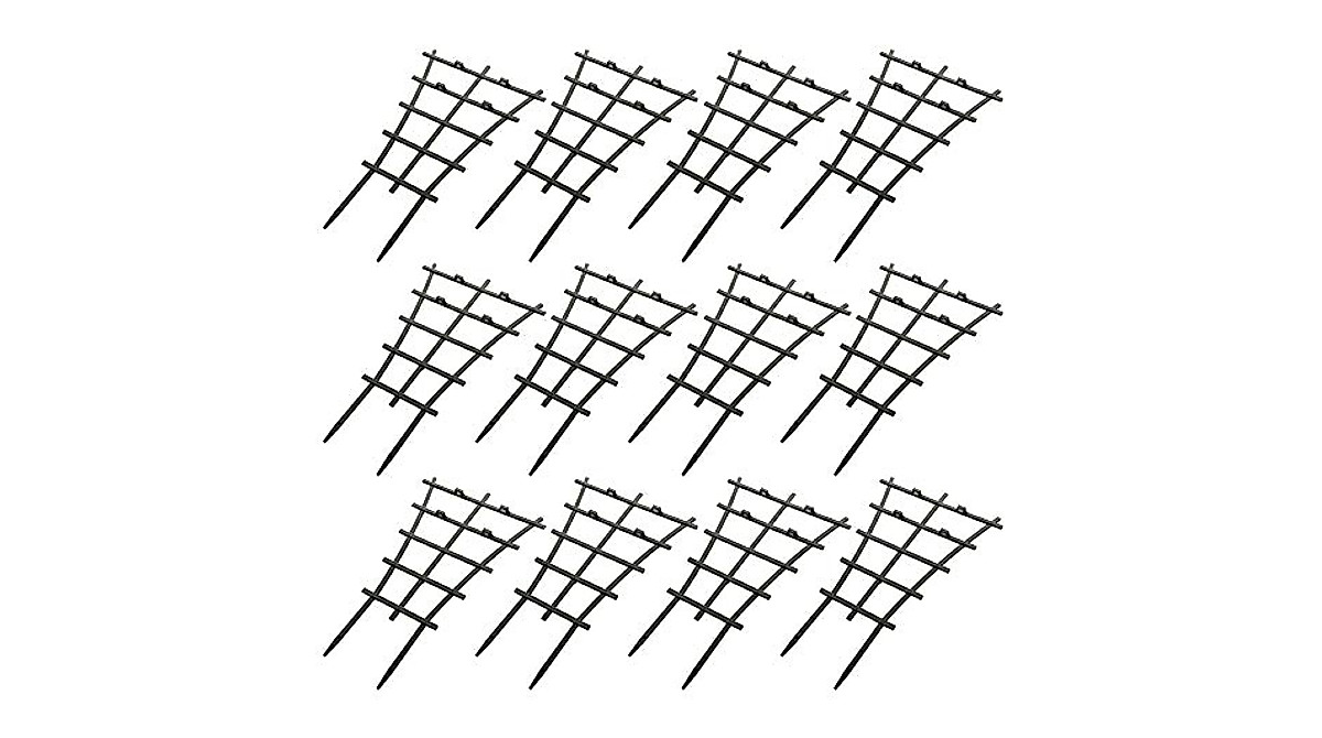 12 Pcs Garden Climbing Trellises for Potted Plants Support