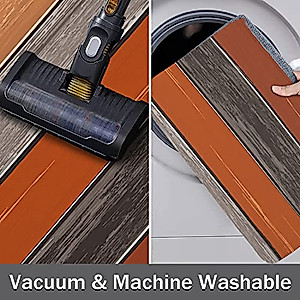 Door mat Bathroom Mat gy Bath Rug Farmhouse Rustic Barn Door Burnt Orange Grey Welcome Mat,Soft Plush Non-Slip Floor Mat Absorbent Runner Rug Fluffy Doormat for Bedroom Living Room Indoor,18x30 inch