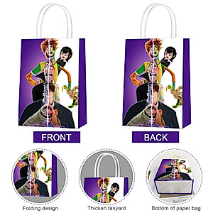 16 Pcs Hotel Transylvania Party Paper Gift Bags, 2 Styles Party Favor Bags for Hotel Transylvania Theme Birthday Party Decorations, Goody Bags Candy Gift Bags for Adults Boy Girl Birthday Party