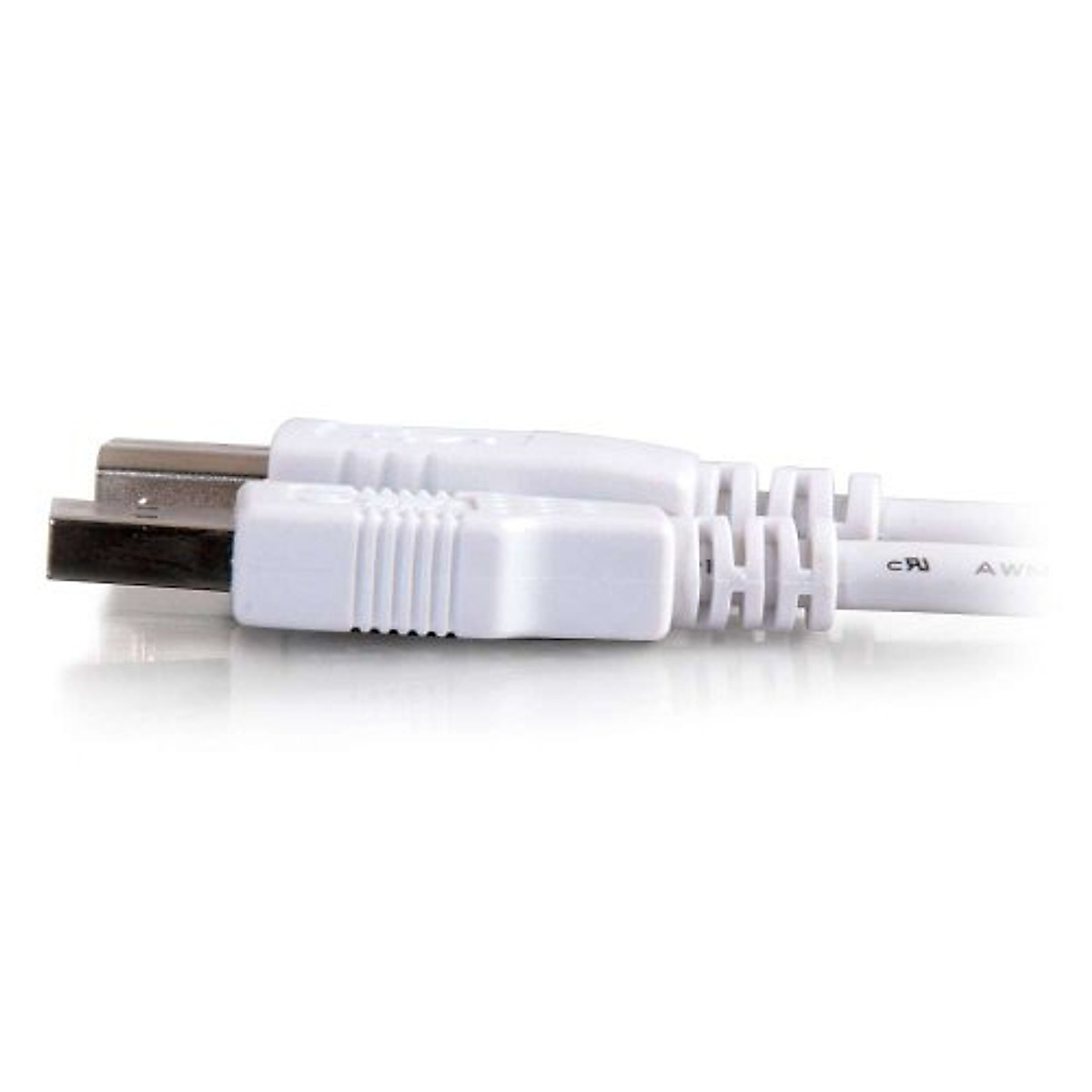 C2G 13172 USB 2.0 A to B USB Cable, 6.56 Feet (2 Meters), White