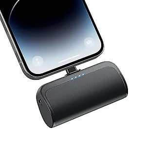 Small Portable Charger 5200mAh for iPhone, Ultra Compact 20W PD Fast Charging Power Bank,Cute Mini Battery Pack Backup Charger Compatible with iPhone 14/14 Pro Max/13/13 Pro Max/12//11/XR/XS/X/8/7/6