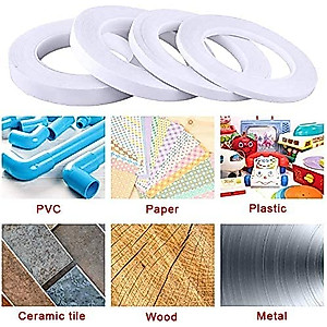 YISUMEI Double Sided Tape for Gifts,Craft,Card Making,Scrapbooking and Office School Stationery Supplies,Tear-by-Hand, Paper Backing(8 Rolls,1/4 Inch, 27 Yards Per Roll)