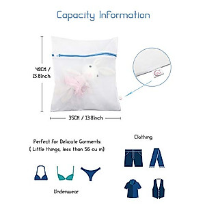 SUREMATE Mesh Laundry Bag for Delicates Lingerie Bags for Laundry Garment Bag Laundry Travel Bags
