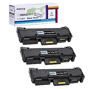 Compatible 106R02777 Black Toner Cartridge Replacement for Xerox 3215 106R02777 Toner, Worked for Xerox Phaser 3260DNI 3260DI 3260 3052 WorkCentre 3215NI 3225DNI 3225 3215 - by BAISINE (3PK x Black)