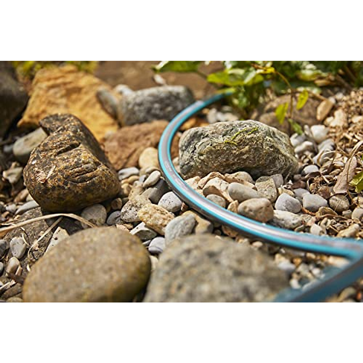 GARDENA 8055-100 Foot Wall Mounted Retractable Reel with Hose Guide, Automatic retraction for Easy Watering