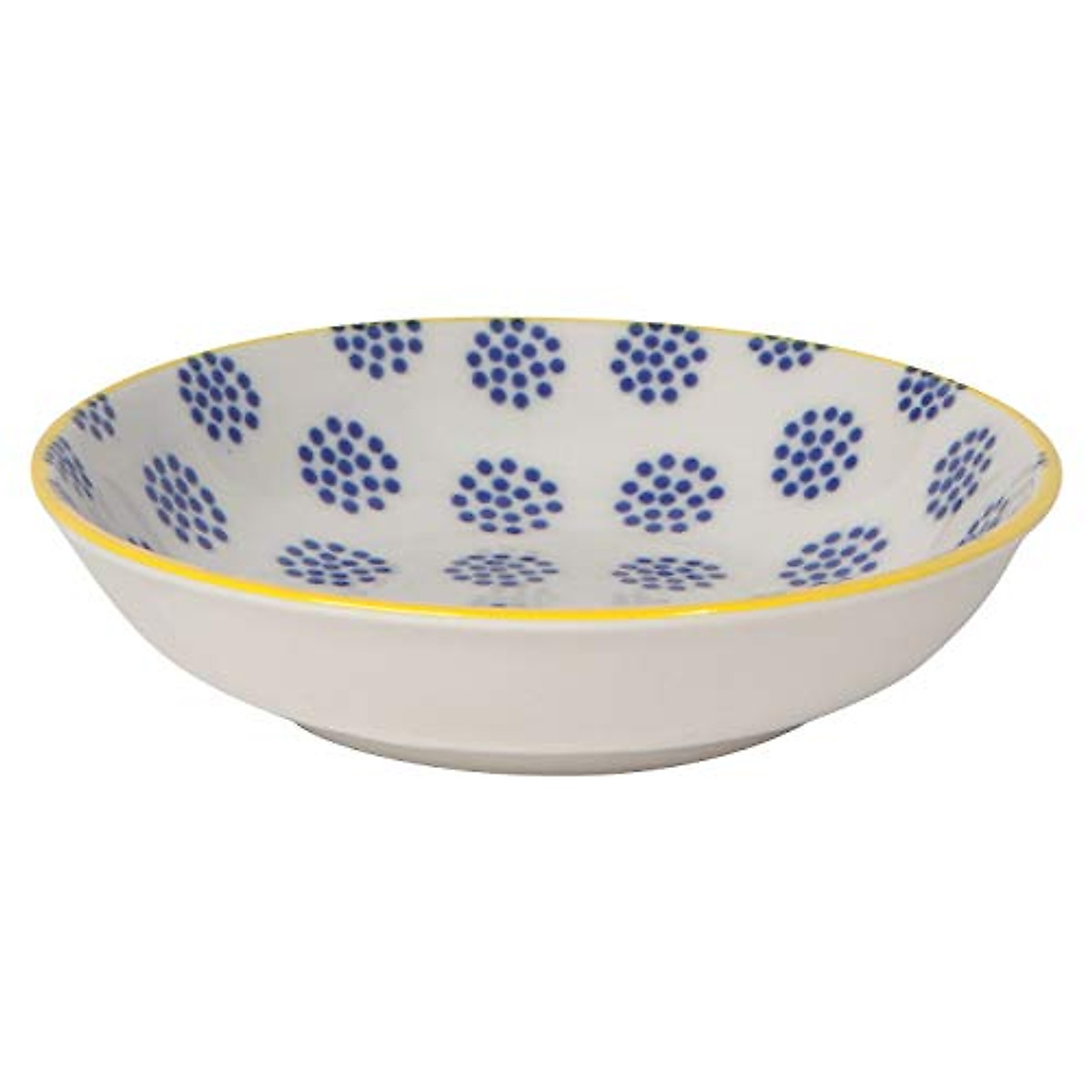 Now Designs Pinch Bowls, Bits & Dots, Assorted Colors - DIA 3.75 in x 1 in, 2oz | Set of 6.