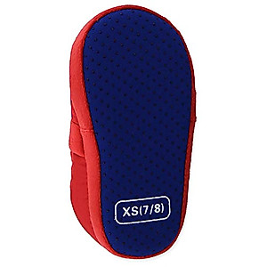 Marvel Spider-Man Toddler Boys Plush Aline Slipper, Red, 11-12 Little Kid