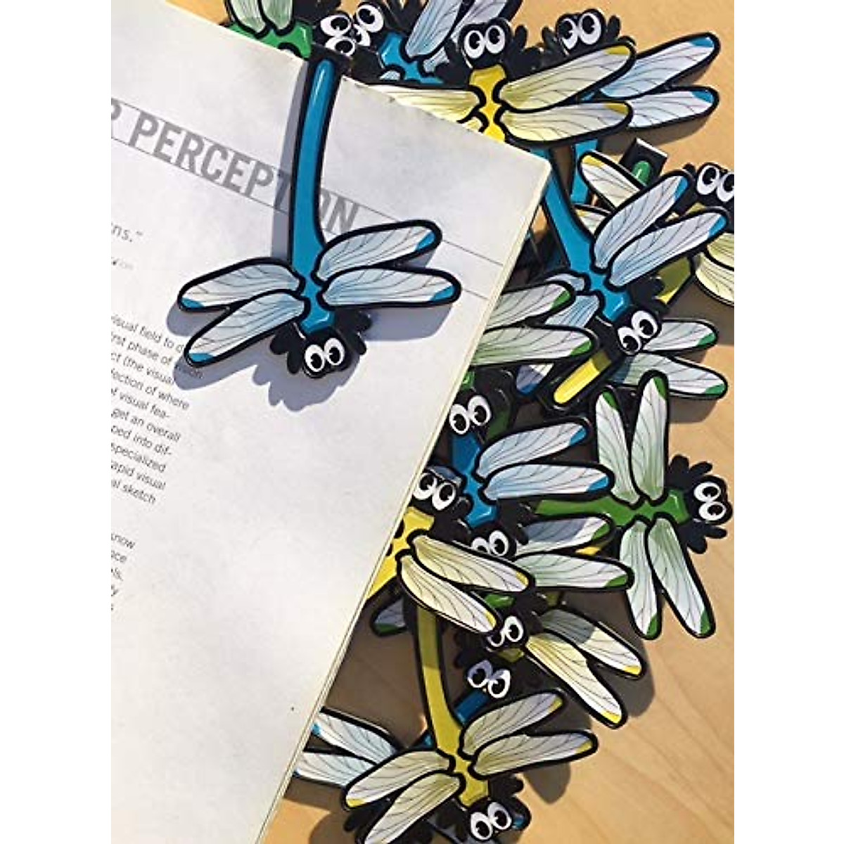 BEE Bookmarks - (Set of 20 Book Markers) Bulk Animal Bookmarks for Students, Kids, Teens, Girls & Boys. Ideal for Reading incentives, Birthday Favors, Reading Awards and Classroom Prizes!