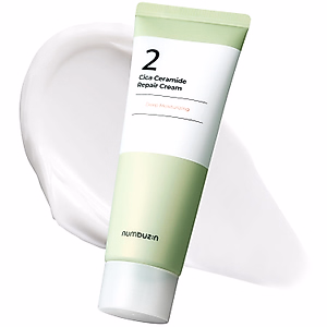 numbuzin No.2 Cica Ceramide Repair Cream | Ceramide, Centella Asiatica | Hydrating, Calming, Skin Recovery, Strengthen Skin Barrier, Deep Repair | All Skin Types | 2.02 fl. oz.