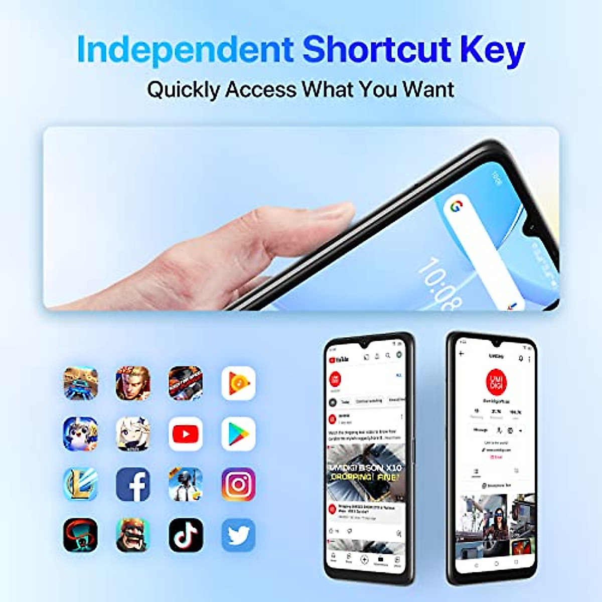 UMIDIGI Power 5S Unlocked Cell Phone, 6.53" Full Screen, 6150mAh Battery Android Phone, Global Version Dual 4G Volte Smartphones