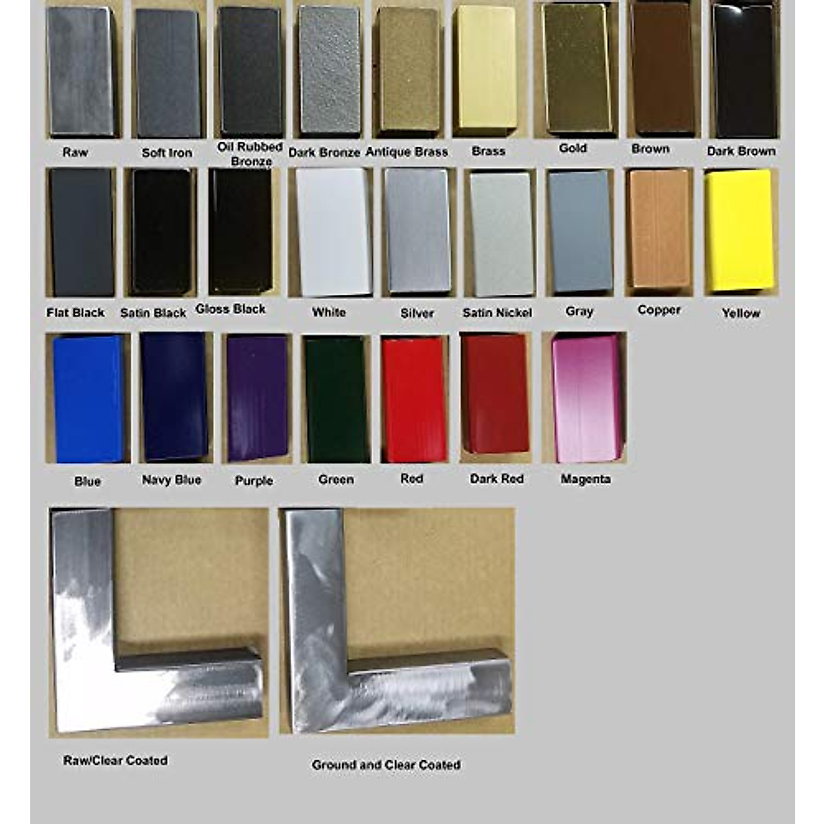 Metal Table Legs, HD Zig Zag Style - Any Size and Color