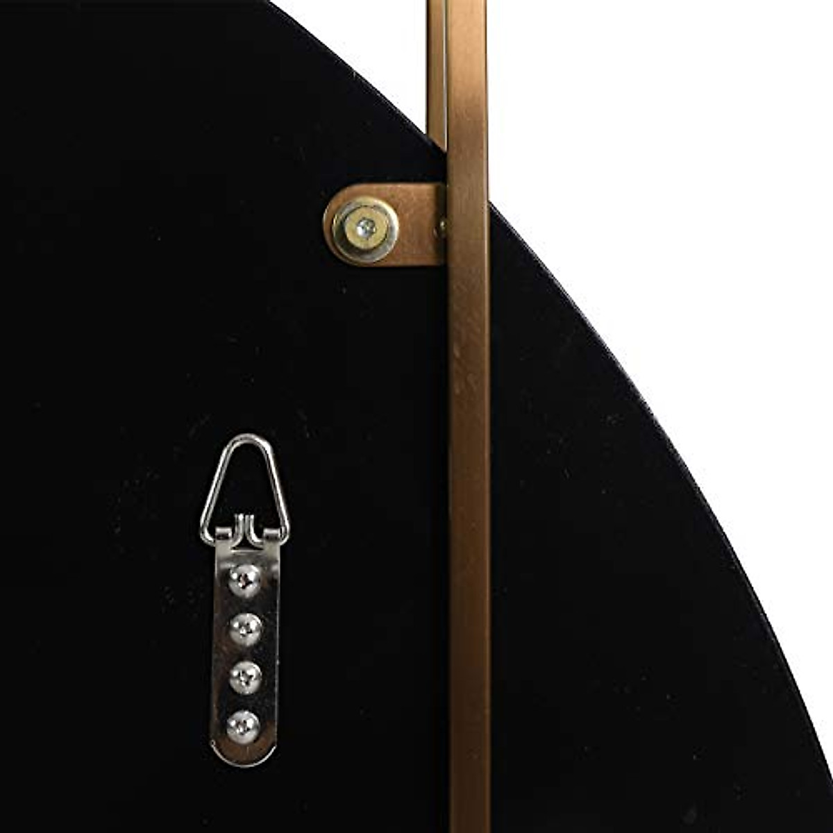 Christopher Knight Home Olina Modern Round Framed Wall Mirror, Brushed Brass