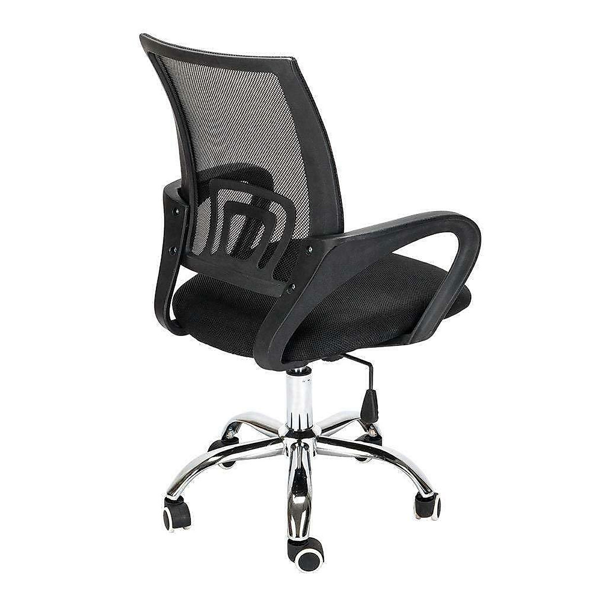 JTSQ Ergonomic Office Stools 360°Swivel Computer Chair Black Mid-Back Mesh Gaming Chair Office Chair Desk Chair Computer Chair Home Office Desk Chairs Gamer Chair Office Chairs