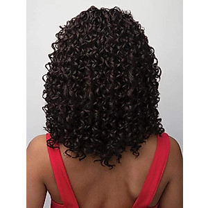 Bundle - 5 items: Diva Wig by Rene Paris, Christy's Wigs Q & A Booklet, 2oz Travel Size Wig Shampoo, Wig Cap & Wide Tooth Comb - Color: Hot Chocolate