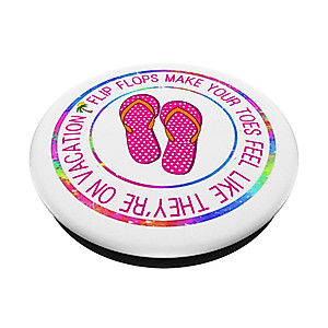 Flip Flops Make Your Toes Feel Like They're On Vacation PopSockets PopGrip: Swappable Grip for Phones & Tablets