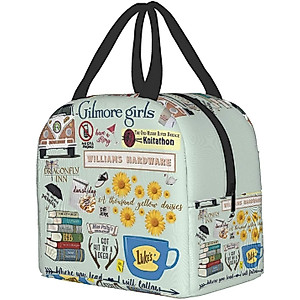 Gilmore Girls Lunch Tote Bag for Women Gifts Fashionable Collapsible Simple Modern DIY Bag Large