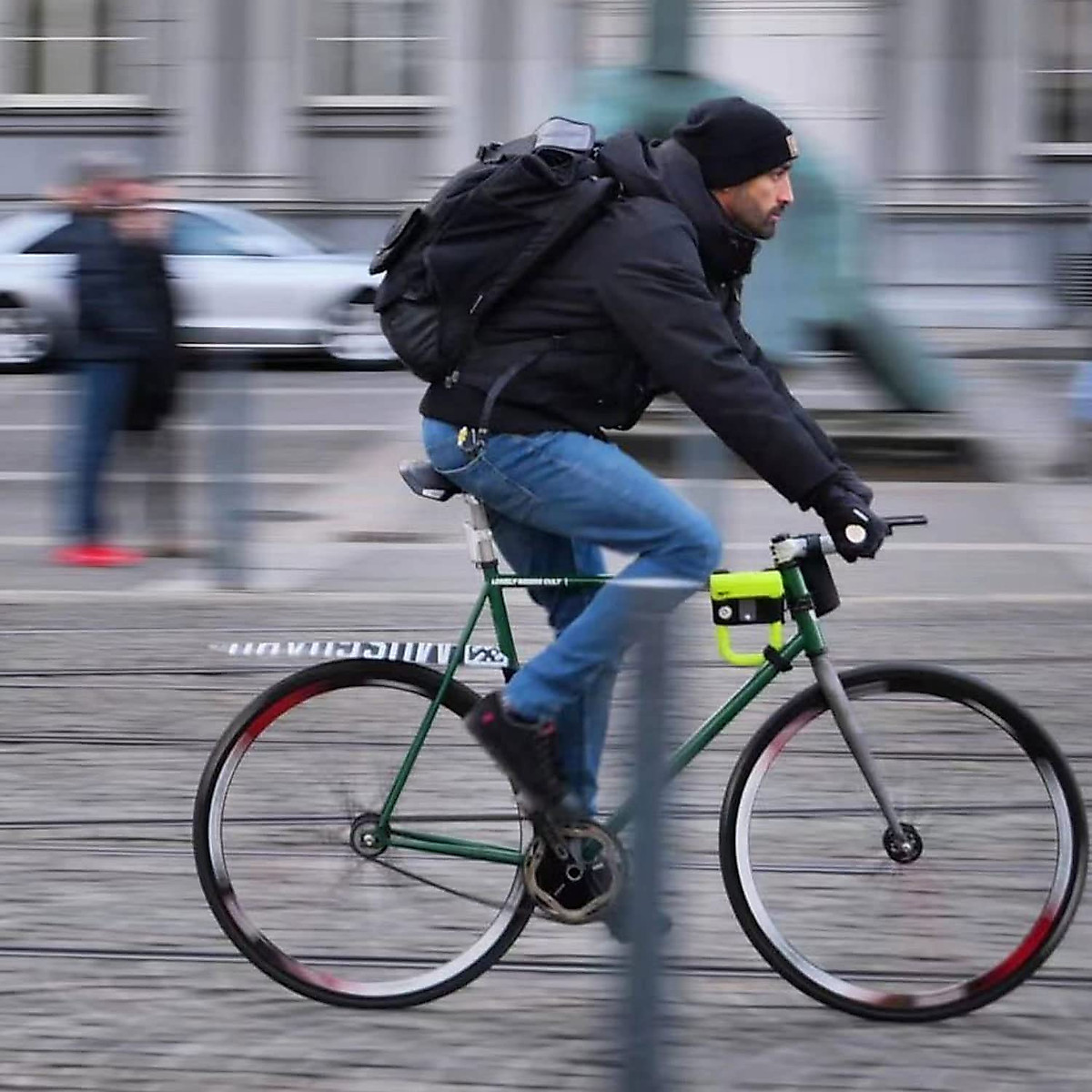 ULAC U Hold Universal Bike U Lock Holder, D Lock Holder, Lock Mount - S (125mm)