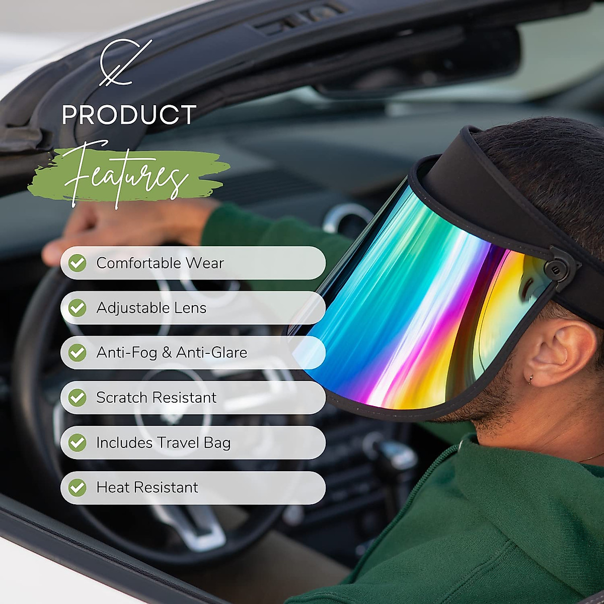 Bluestone Sunshields Adjustable Full Lux - Rainbow