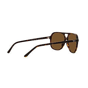 Ray-Ban RB2198 Bill Square Sunglasses, Havana/Polarized Brown, 60 mm